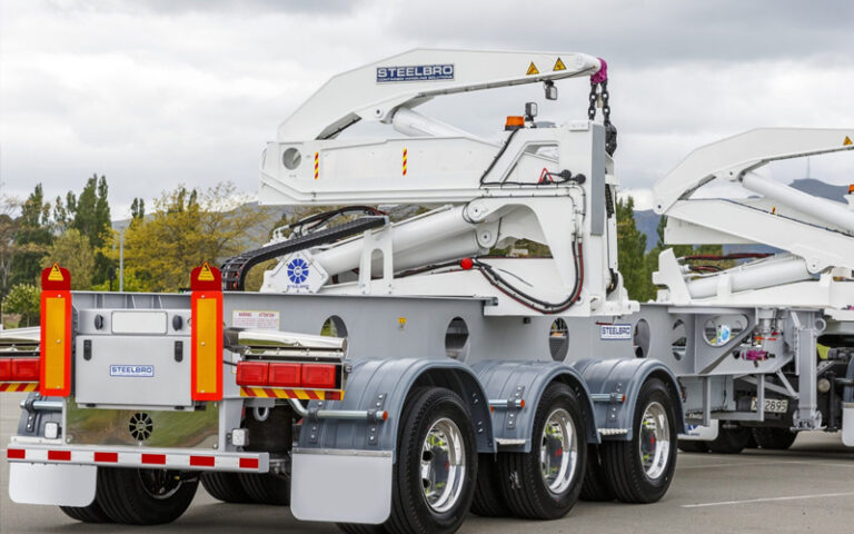 Sidelifters & Self-Loading Trailers for Container Handling- Steelbro